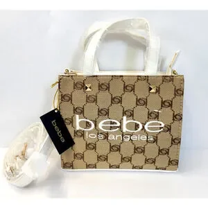 bebe | Bags | Bebe Talulla Mini Satchel Bag Womens One Size Beige ...